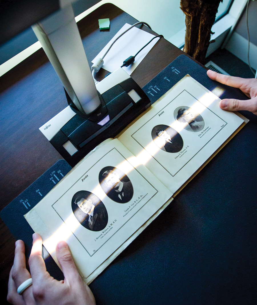Scanning history | Linfield Magazine